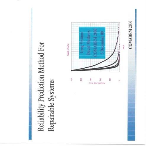 Reliability Prediction Model for Repairable Systems Dec 2000 - Presentation | PDF