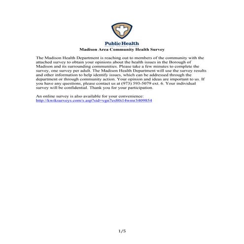 Student Health Survey 2006 - HPB | PPS