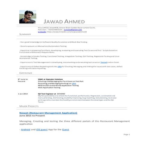 JawadAhmedCV.docx (1) | DOCX
