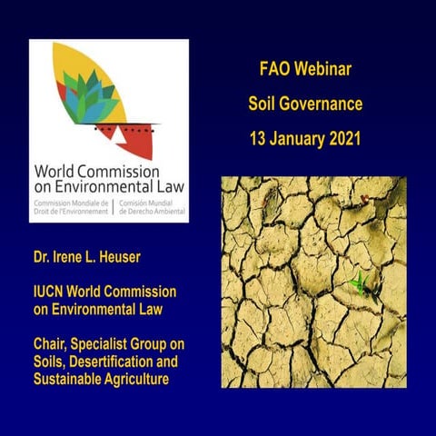 The importance of Soil Awareness for developing Soil Protection Law | PPT