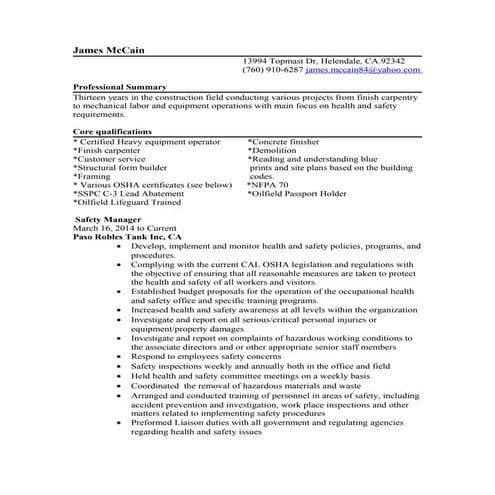 Larry Resume 01-19-16 updated | DOC