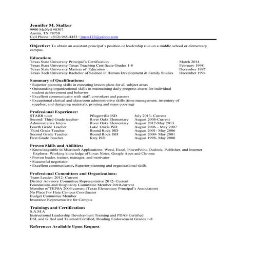 resume 2015 | DOC | Professional School | Postgraduate Education