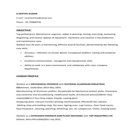 k.senthilkumar resume NEW | DOCX