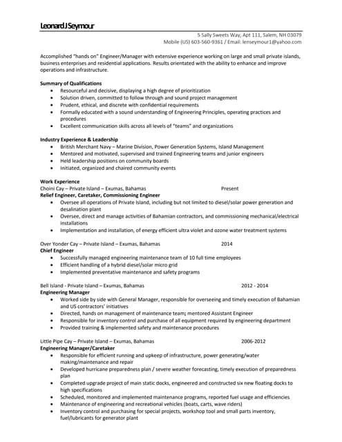 General Resume LN | ODT
