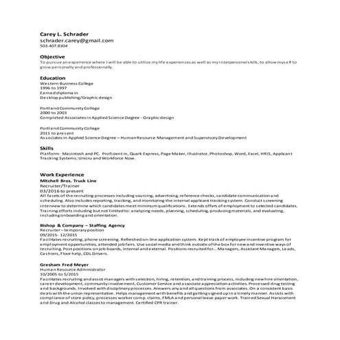 Michelle Resume | DOCX