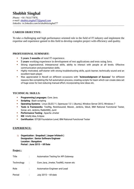 Shobhit Singhal presentations