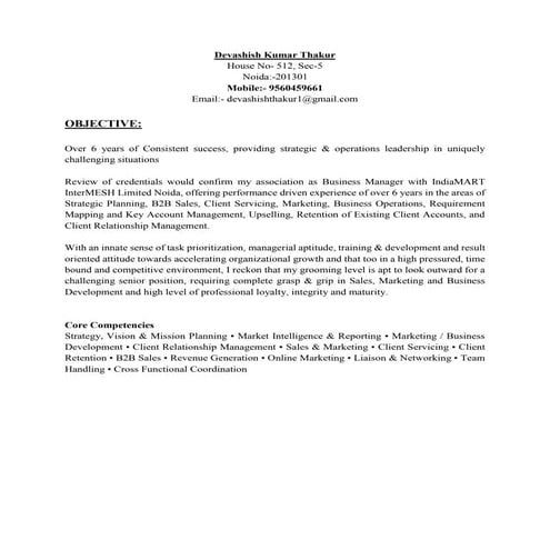 Devashish Kumar Thakur new | PDF