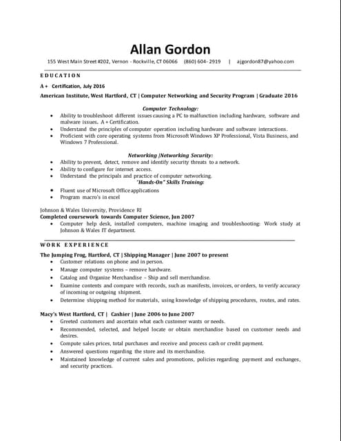 Engineering Resume | PDF