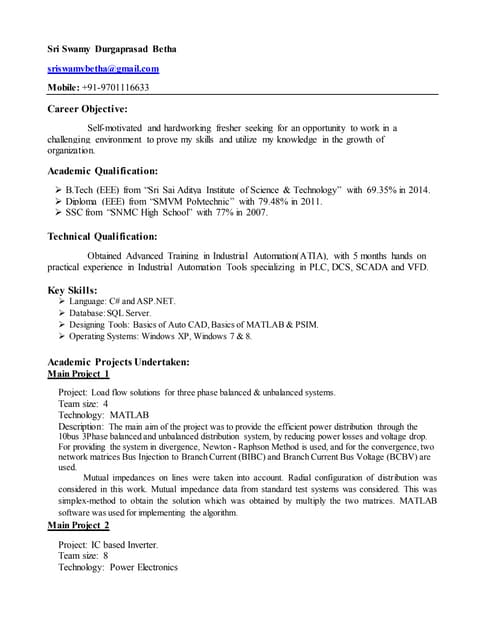 Resume | PDF