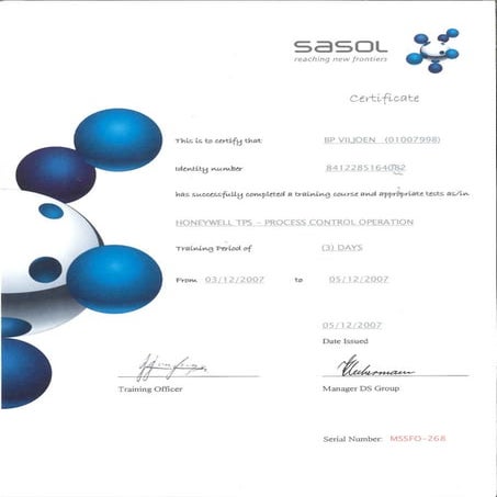 Process Controle Operations | PDF