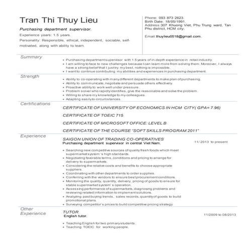 CV Felix Gunawan & APPLICATION LETTER | DOC