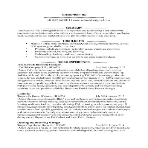 Garza April - Resume 2016 | DOCX