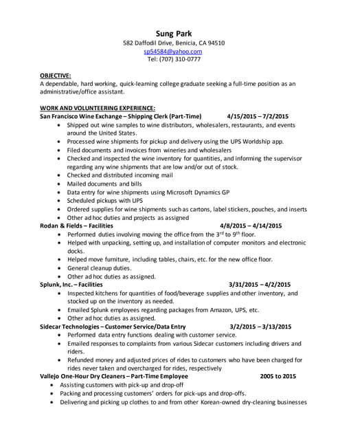 My new '16 Resume | DOCX