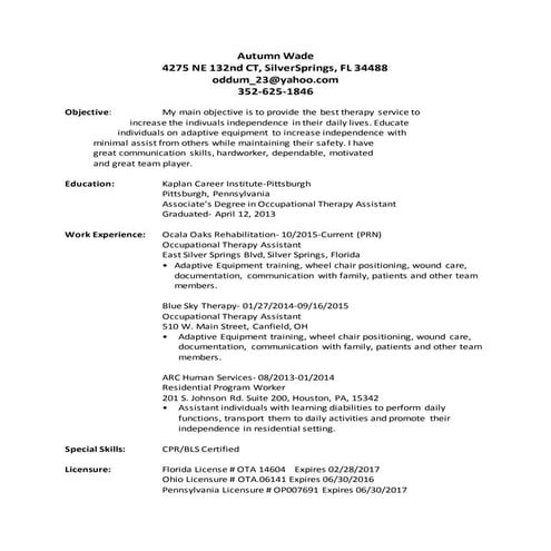 Updated resume 12 14 | ODT