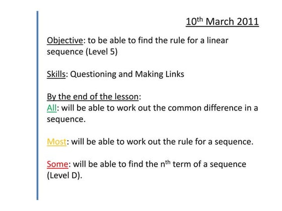3) finding the_nth_term | PPT