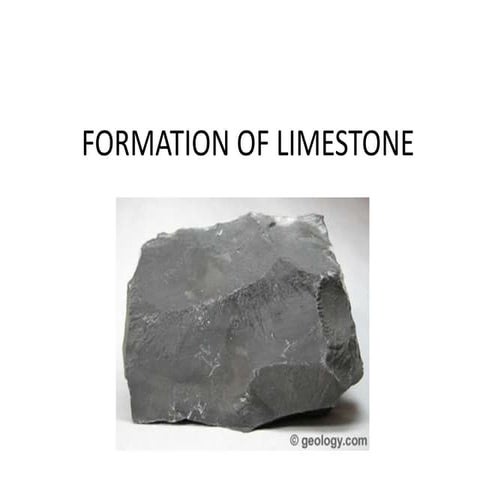2 formation of limestone | PPTX
