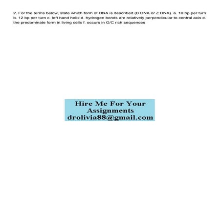 2 For the terms below state which form of DNA is described.pdf