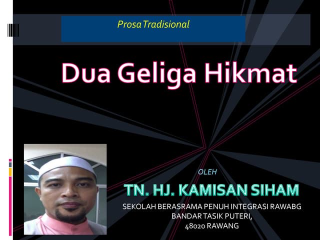 DUA GELIGA HIKMAT - NOTA RUJUKAN KOMSAS | PPTX