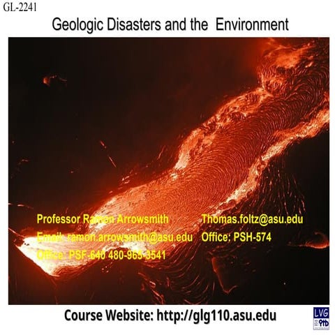 GeologicDisaster and the environment.ppt