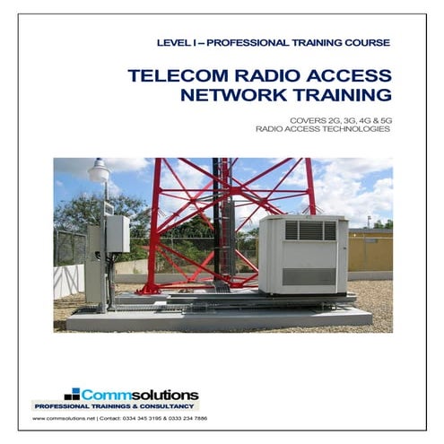 2G GSM, 3G UMTS, 4G LTE Radio Access Network Telecom Training Course | PDF