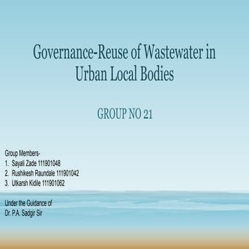 2 Governance-Reuse of Wastewater in Urban Local Bodies - 2 (1).pptx