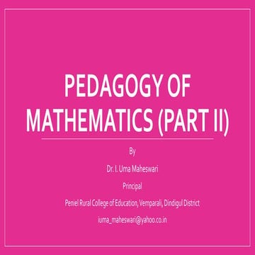 2h. Pedagogy of Mathematics (Part II) - Real numbers (Ex 2.8 & Ex.2.9 ...