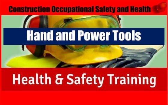 Hand and Power tools safety | PPTX | Auto Safety | Automotive
