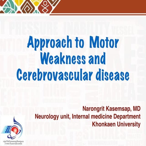 Motor weakness and Cerebrovascular Disease | PDF