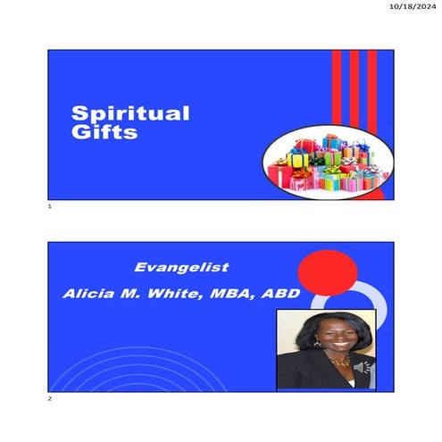 Discovering Your Spiritual Gifts | PPT