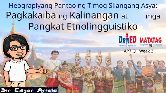 Araling Panlipunan 7 week 3.pptx Matatag Lesson | PPTX