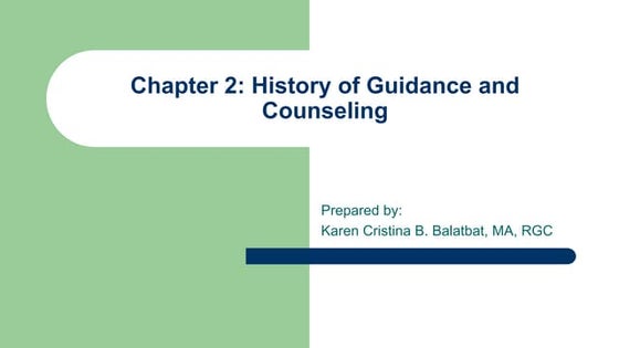 History of Counseling Timeline | PDF | Mental Health | Diseases and ...