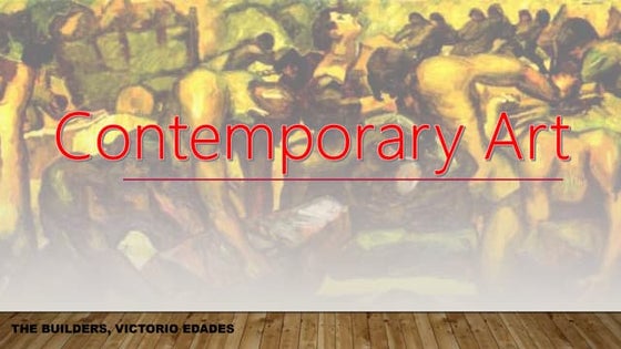 Haja Amina Appi-Wps Pptx Contemporary arts | PPTX | Arts and Crafts ...