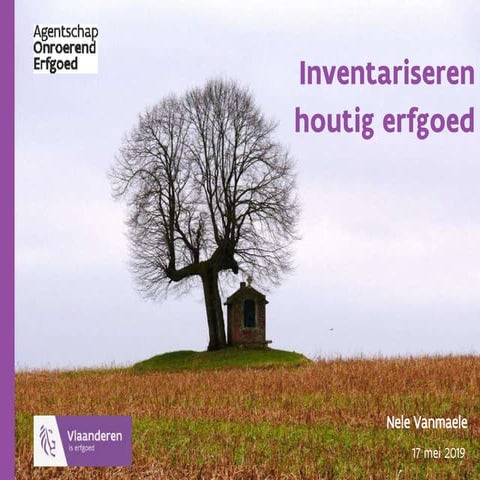 Presentatie 2 netwerkmoment voor IOED's op 17 mei 2019: inventariseren ...