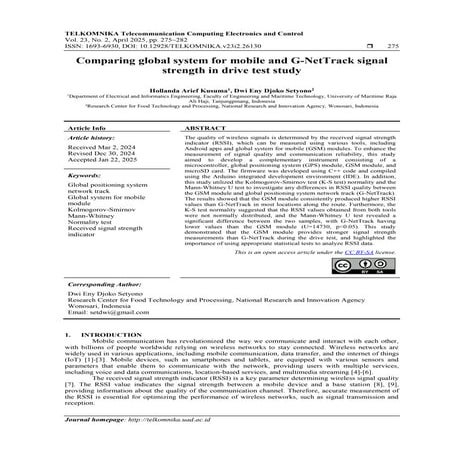 Comparing global system for mobile and G-NetTrack signal strength in ...