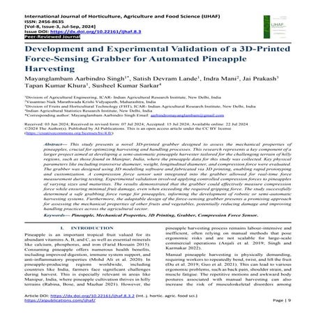 Development and Experimental Validation of a 3D-Printed Force-Sensing Grabber for Automated ...