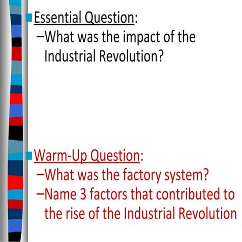 Industrial Revolution presentation slide | PPTX