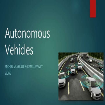 Autonomous Vehicles | PPT