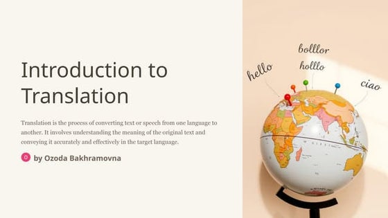 TRANSLATION sKILLS.pptx | Programming Languages | Computing