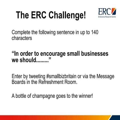 The ERC Challenge | PPT