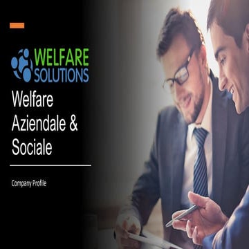 Massimo Galletti e Marco Bizzarri - Ripensare il welfare: da aziendale ...