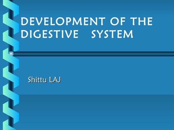Development of Midgut & Hindgut | PPT