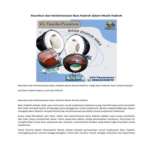 2Keunikan dan Keistimewaan Bass Hadroh dalam Musik Hadro1.pdf
