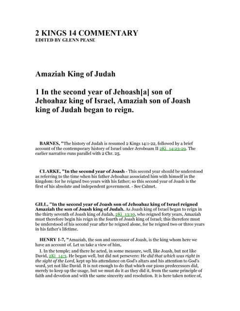 2 Kings 14 Commentary PDF 2-kings-14-commentary-pdf