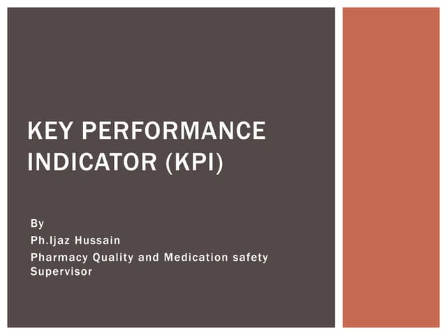 KPI - Key Performance Indicators | PPTX