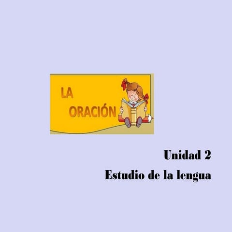 2 La oración | PPT