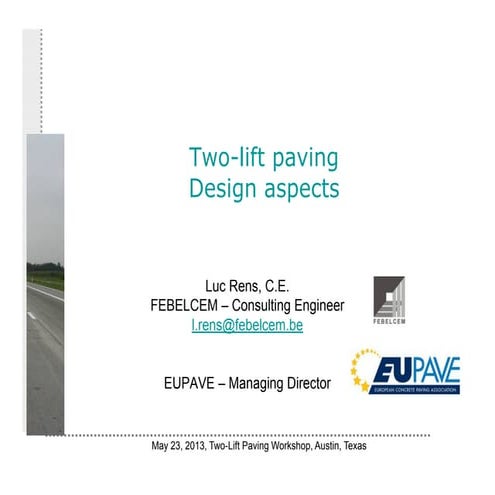 Two-Lift Paving - Design Viewpoints | PDF | Civil Engineering Industry ...