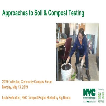 Approaches to Soil & Compost Testing | PPTX