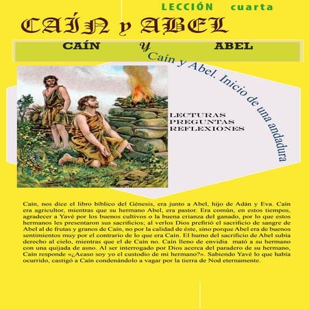 La Biblia para niños, Caín y Abel | PPT