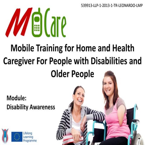 2 M-CARE: Disability awareness | PPT
