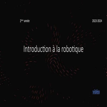 Présentation de la robotique | PPTX